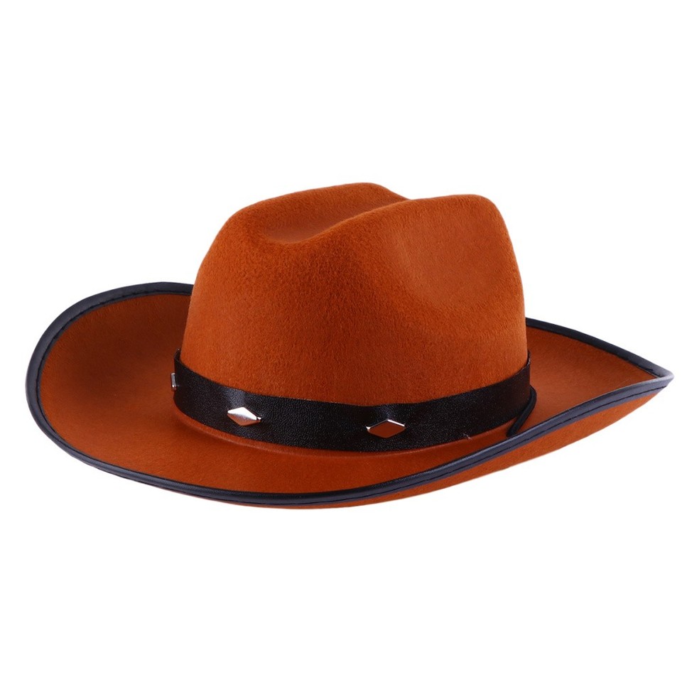 1Pc Western Cowboy Hat Adult Cowboy Hat Creative with Five Nails ...