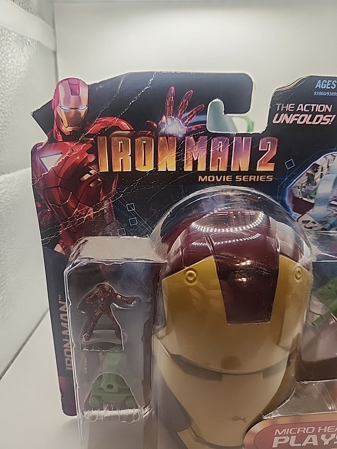 New Marvel IronMan 2 Micro Machines Heads Playset Mark III Movie Hasbro ...