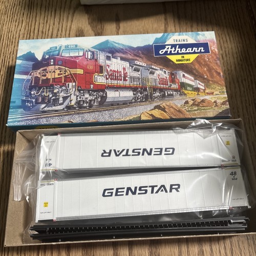 Athearn HO Kit #5742 40ft 2/Pack GENSTAR Intermodal Containers | eBay
