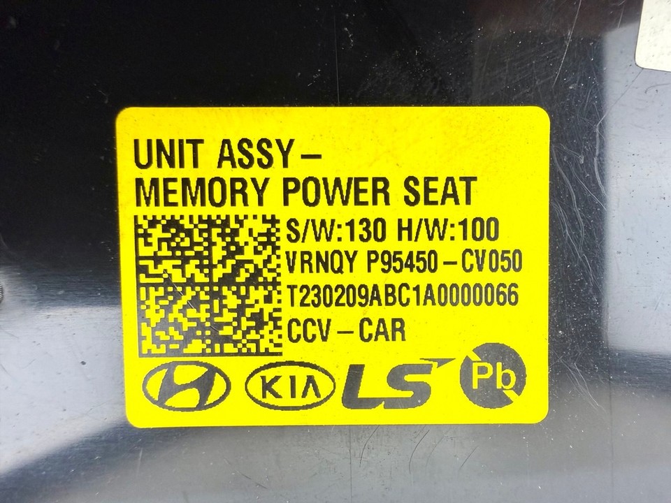 2022-2024 KIA EV6 SEAT MEMORY CONTROL MODULE UNIT P95450-CV050 OEM | eBay