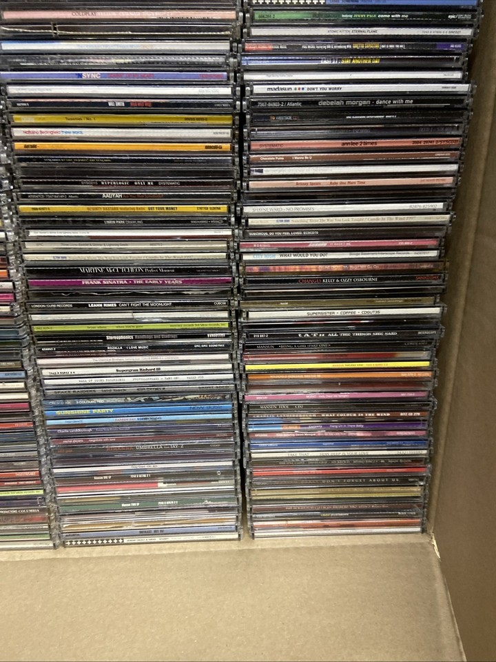 Approx 240x CD SINGLES BUNDLE JOBLOT Ann Lee Britney Spears Take That ...