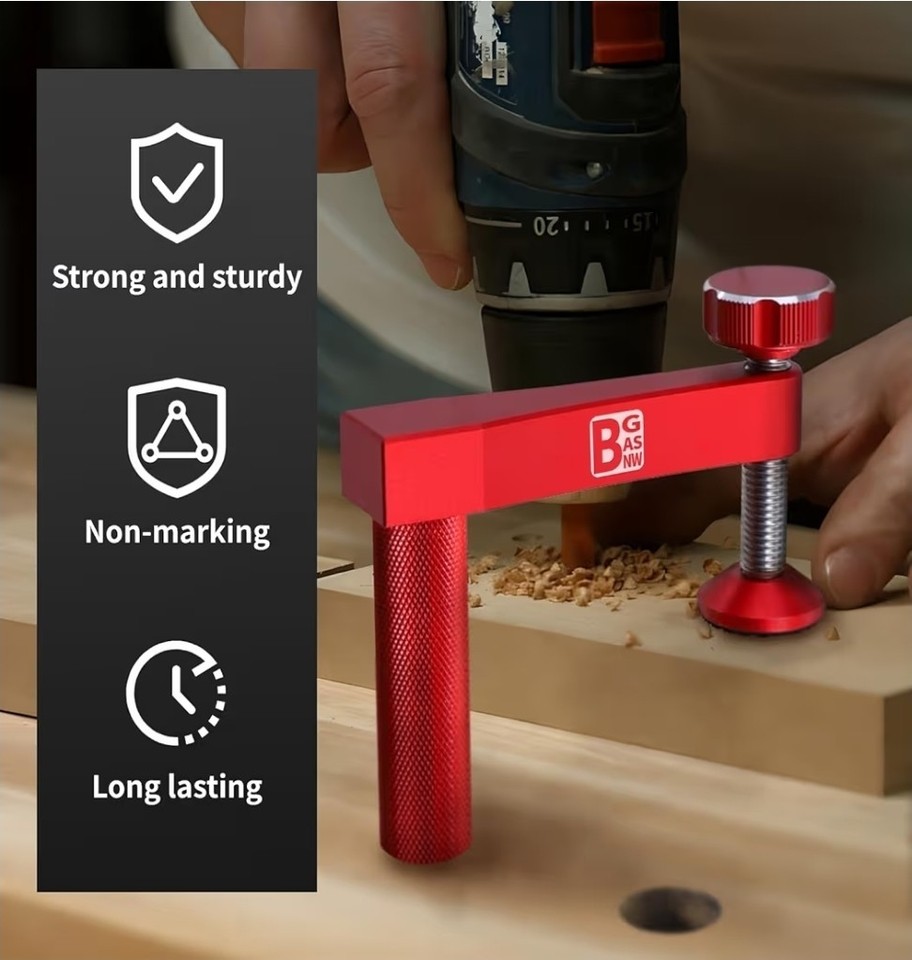 Bench Dog Clamp 3/4 inch Dog Holes Workbench Clip for Woodworking ...