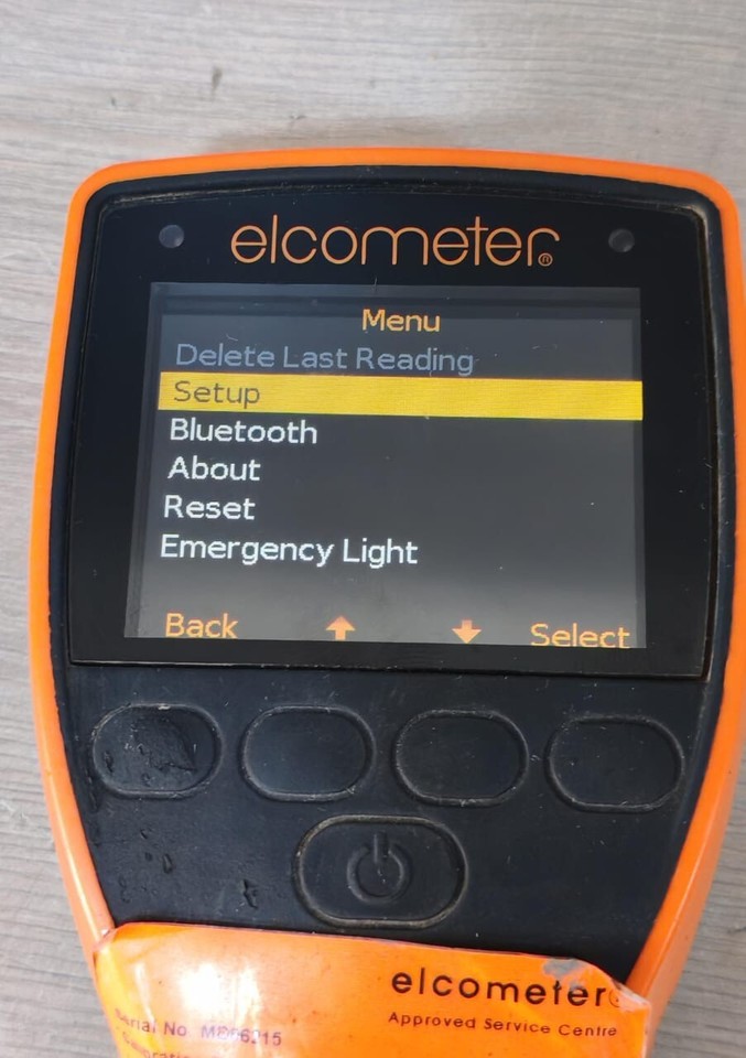 ELCOMETER 456B A456CFBS VER.3.13/01.50 DIGITAL COATING THICKNESS GAUGE ...