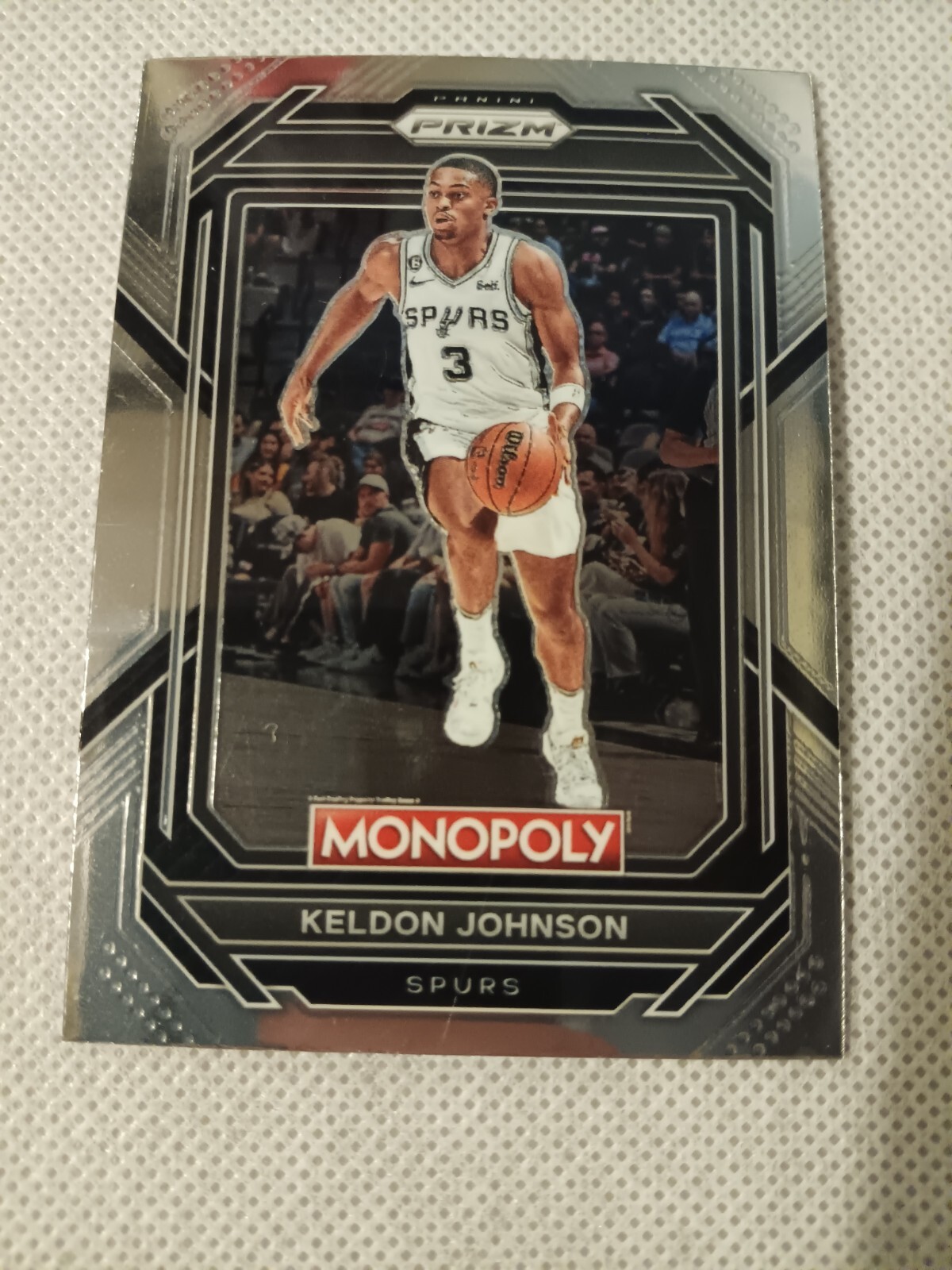 2022 KELDON JOHNSON PANINI PRIZM MONOPOLY NBA CARD #79 SAN ANTONIO ...