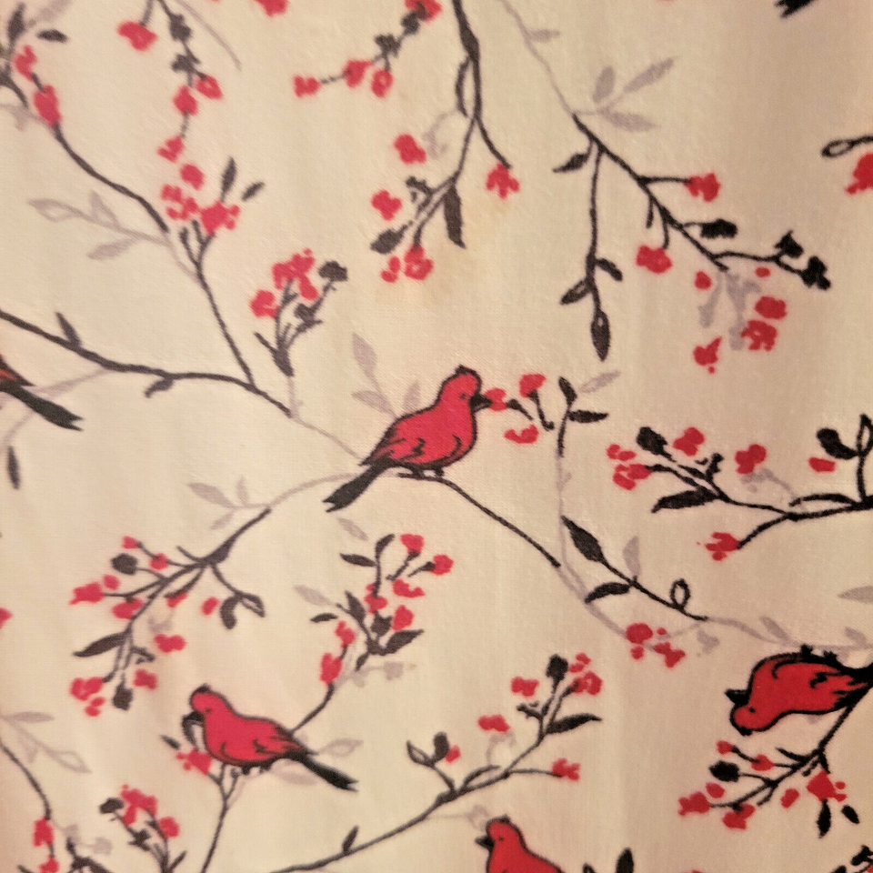 Aadonna SleepwearRed Bird Cardinal Long Sleeve Full Length Knit ...