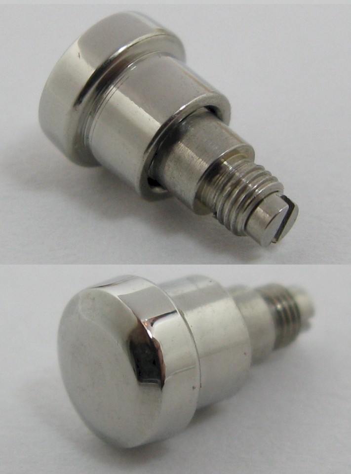 chronograph pusher in stainless steel diameter 4.7 mm fit case hole ...