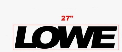 Lowe Boat Decals Boats Decals Logo Emblem | Unspecified Length