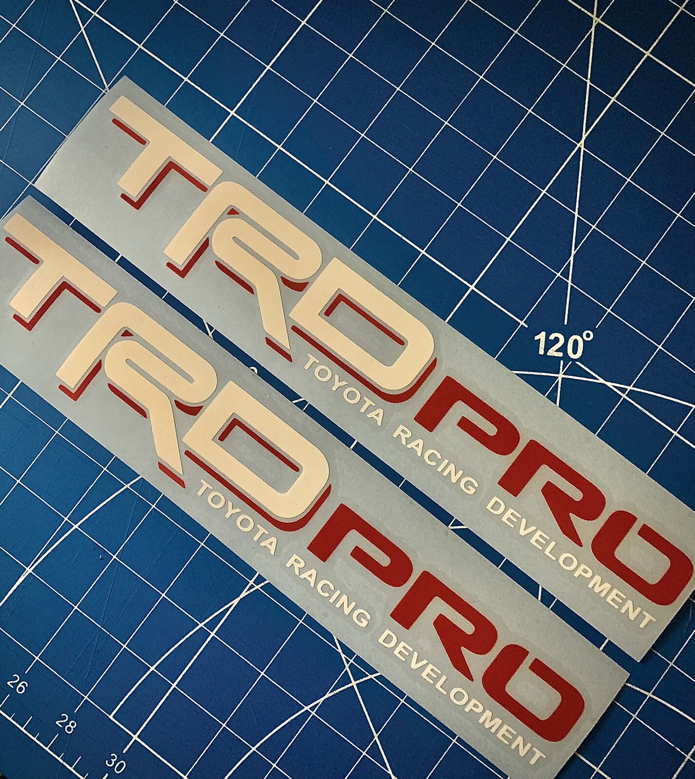 TRD PRO Vinyl Decal Sticker Set Of 2 For Toyota Tacoma Tundra 4 Runner ...