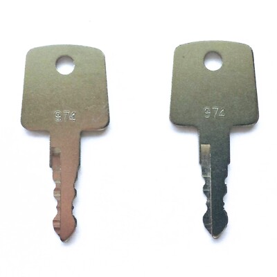 (2) Sakai Blacktop Roller Ignition Keys Heavy Equipment Asphalt Roller ...