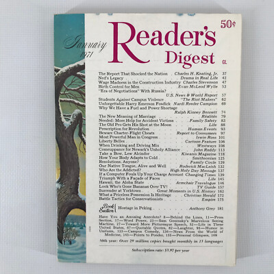 Reader's Digest #585 January 1971 Subscription Edition | eBay