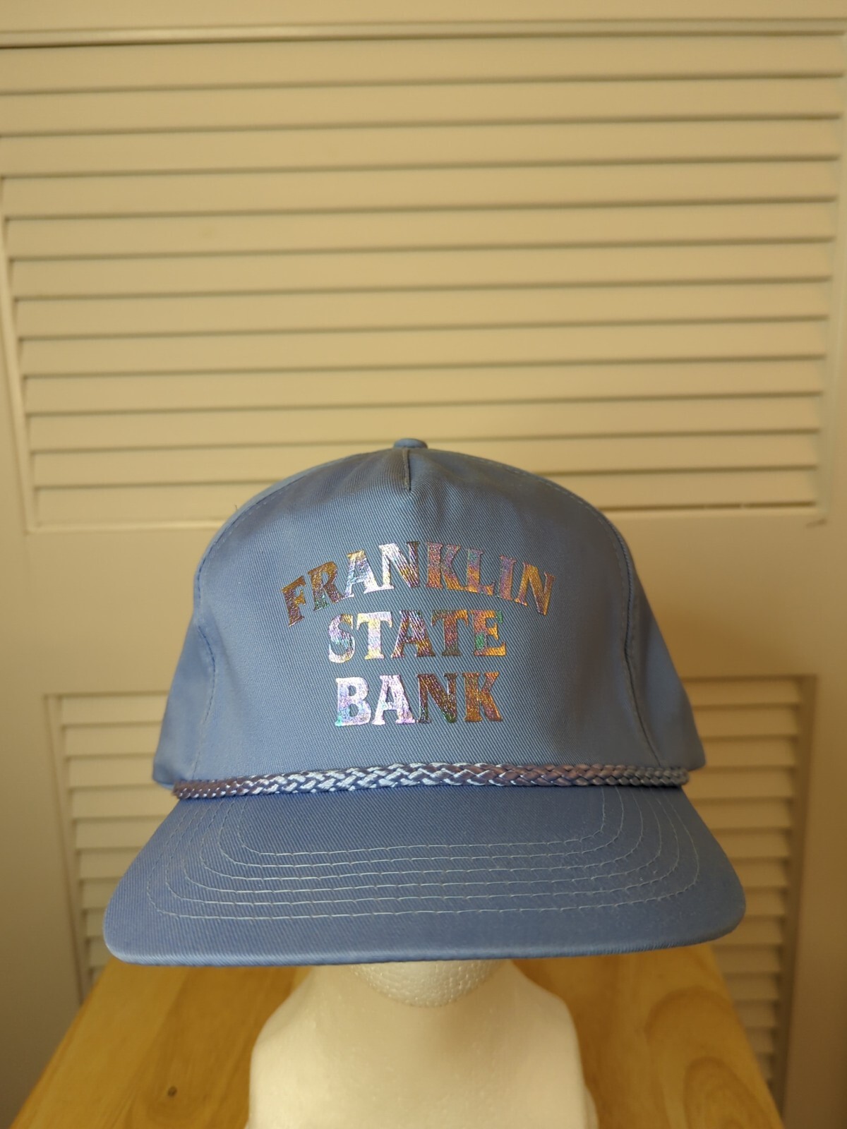 Vintage Franklin State Bank Snapback Hat - Gem