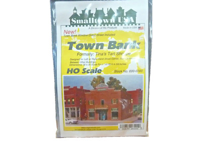 Smalltown USA HO Kit #699-6000 - Town Bank - Building Kit | eBay