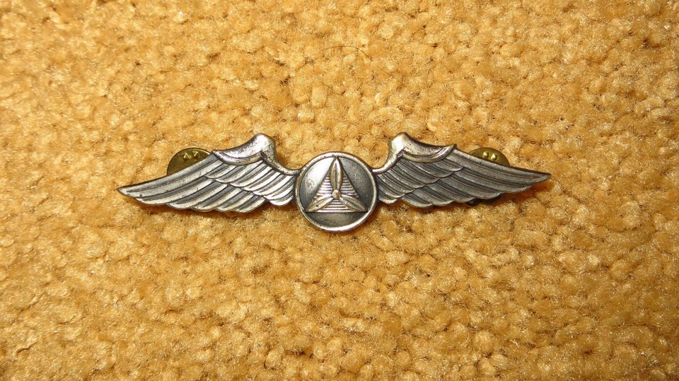 ORIGINAL CAP CIVIL AIR PATROL Pilot Wing Badge Insignia | eBay