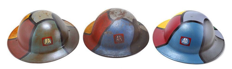 US WW1 Helmet M1917 Doughboy Brodie Helmet 82nd Airborne Cammo | eBay