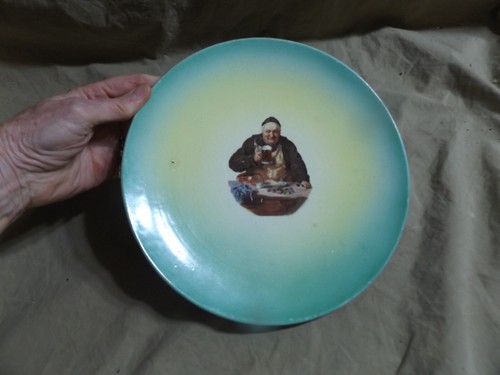 Vintage Souvenir? Porcelain Portrait Plate Monk Drinking Beer Germany ...