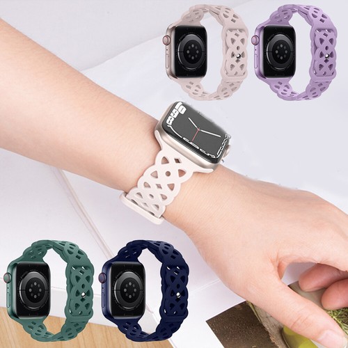 Lace Watch Band Sport Strap For Apple iWatch Series SE 8 7 6 5 4 3 2 42 ...