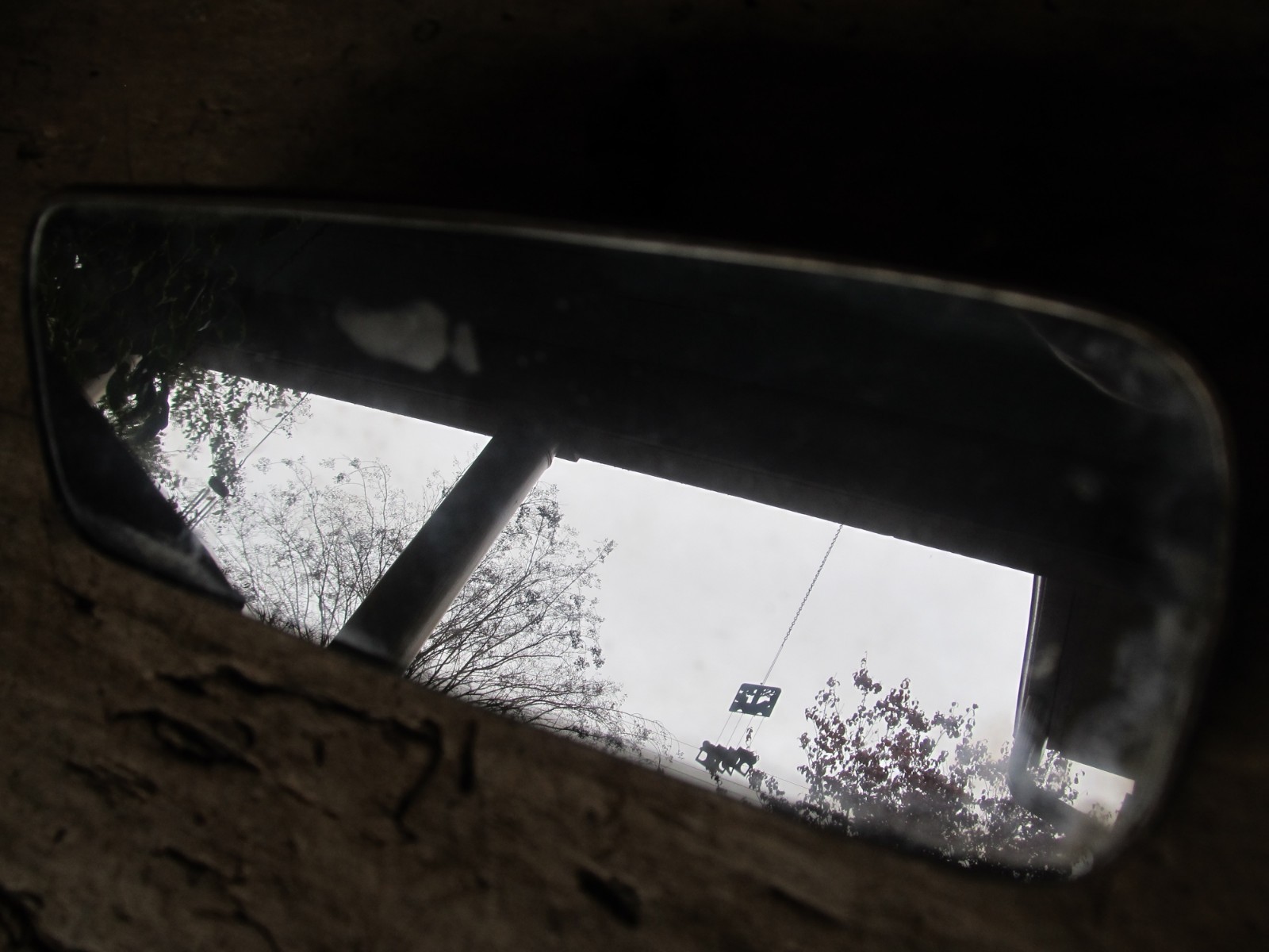 1940's GM Chevy? Rear view Mirror Original Interior | eBay