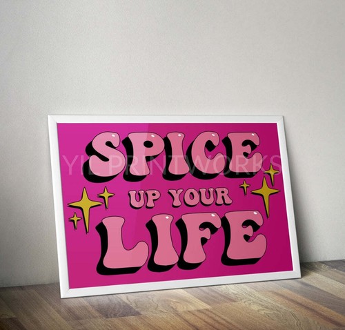 Spice Up your life artwork poster print | eBay UK