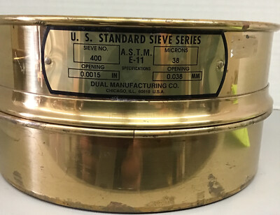 U.S. Standard Sieve Series #400 (b386) | eBay