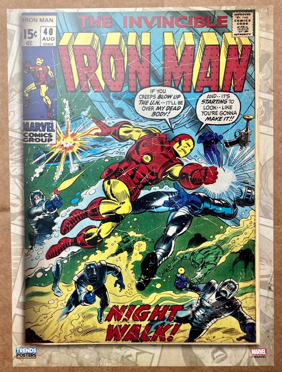 Iron Man Comic Poster