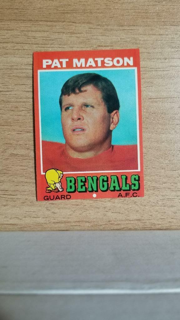 PAT MATSON 1971 Topps Football #72 FREE SHIPPING | eBay