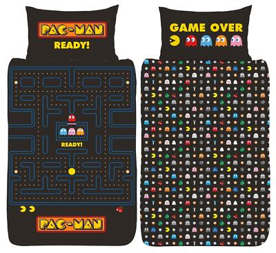 Pac Man Single Duvet Cover - Pacman Maze Design - Officially Licensed ...