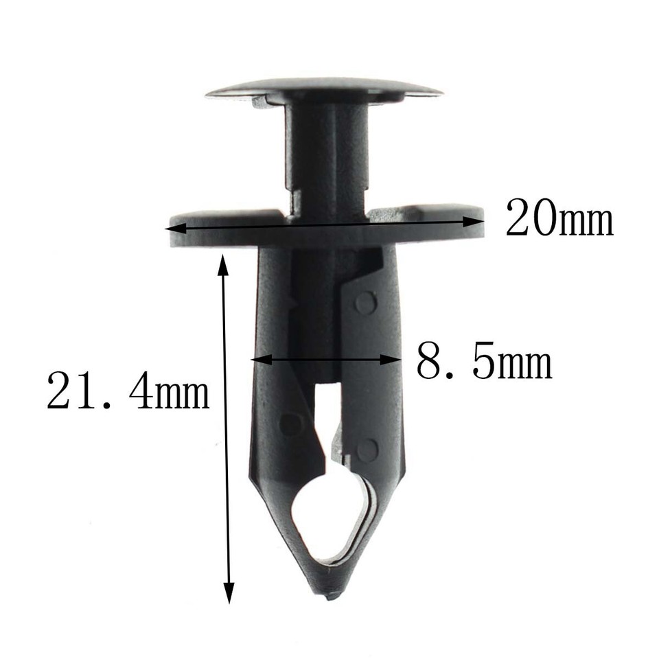 100PCS Nylon Push Clips | Retainer for GM Ford Chrysler 6503598 ...