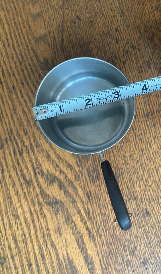 Vintage Revere Ware 1 Cup Measuring Pan Mini Melting Pot Copper Bottom ...