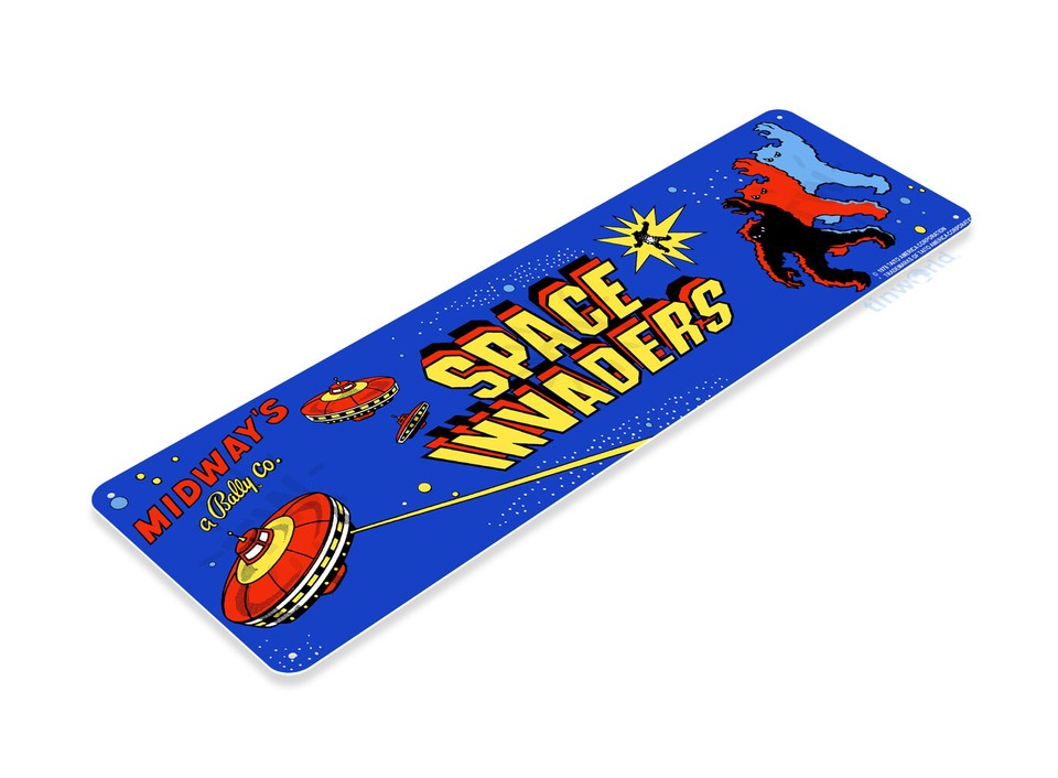 TIN SIGN Space Invaders Arcade, 80's, Retro, Console, Marquee, Game ...