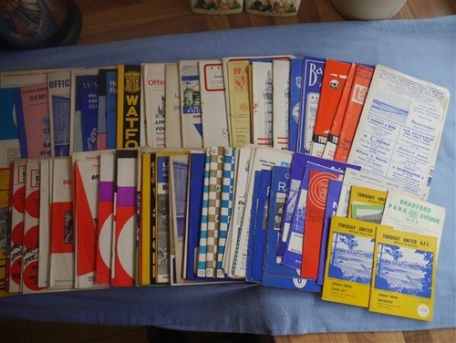 Collection of Football Programmes 1960-1 to 1969-70 - 104 Issues | eBay UK