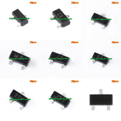 SMD S8050-S9014/C945-C1815 Series Triode Silk screen SOT-23 transistor ...