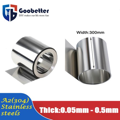 A2 304 Stainless Steel Thin Plate Band Foil Sheet 0.05mm-0.5mm Metal ...