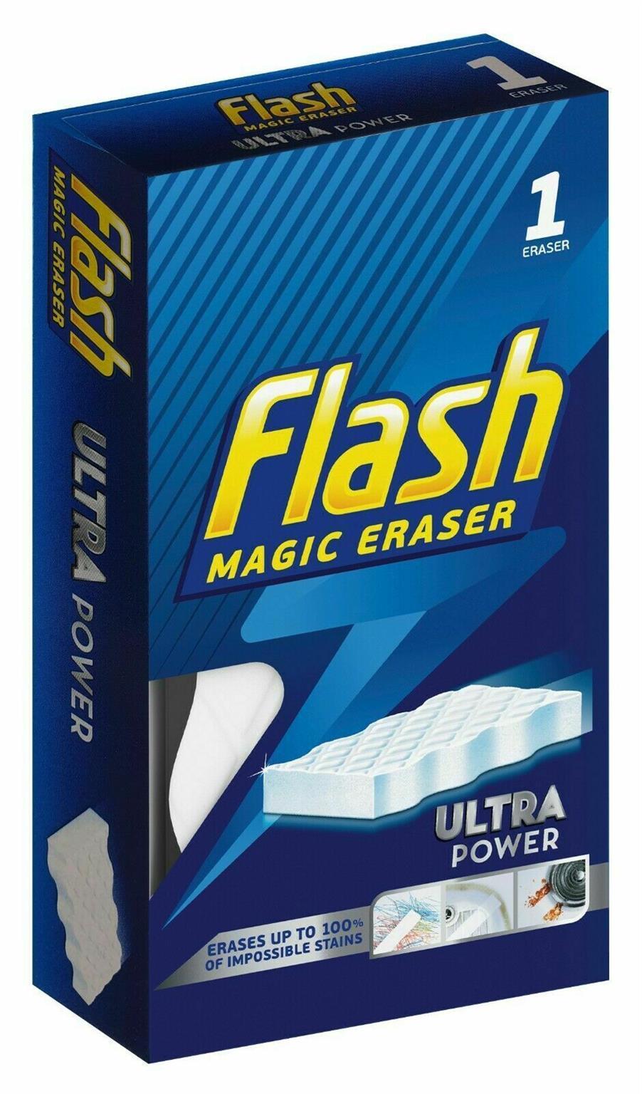 Flash Magic Eraser Extra Power Cleaner - Pack of 1 (4015600789404) for ...