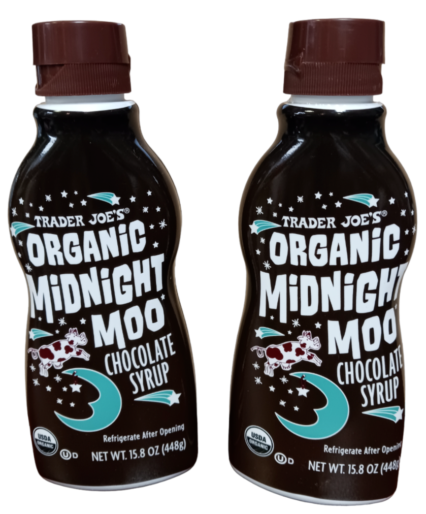 Lot of 2 Trader Joe’s Organic Midnight Moo Chocolate Syrup 15.8 OZ Each ...