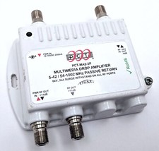 PCT PCTMA22P RF Multimedia 2 Port Catv/hdtv Drop Amplifier W/ Passive ...