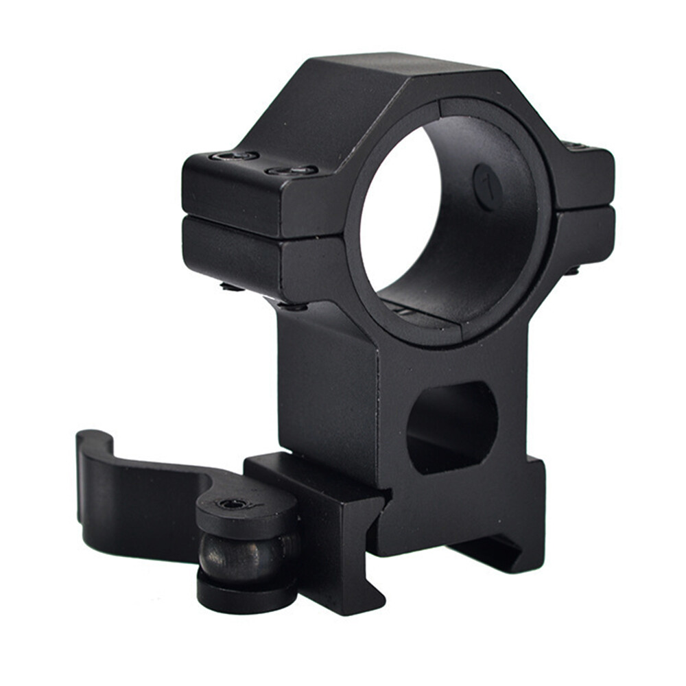 Quick Release 30mm/25.4mm 1" Rings 20mm Weaver/Picatinny Rail Scope ...