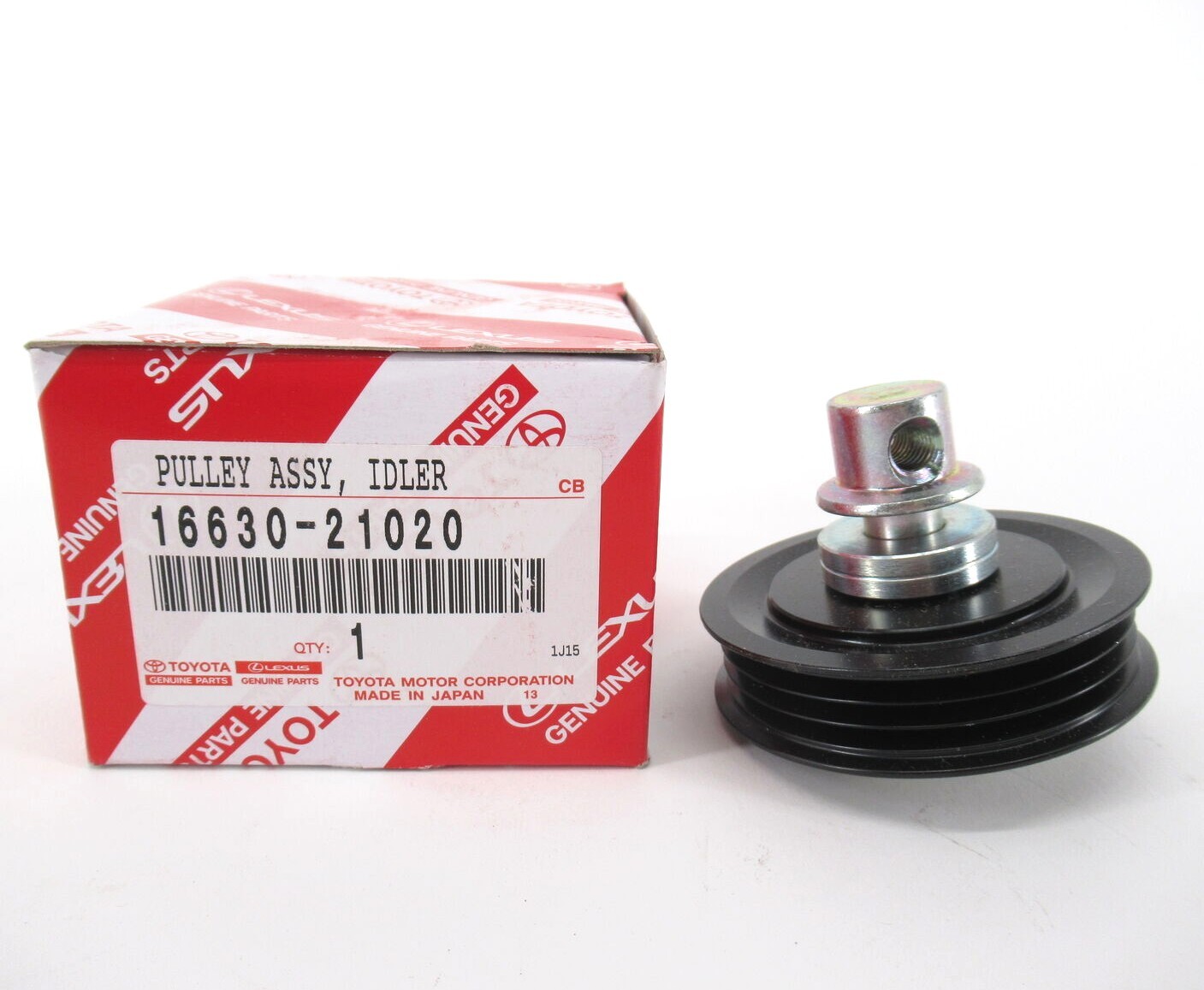 Genuine OEM Toyota 16630-21020 Drive Belt Idler Pulley Assy 2001-2009 ...