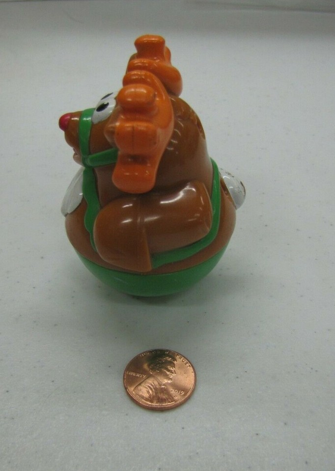 Playskool Weebles Weeble Wobble Figure Christmas Reindeer Rudolph Deer ...
