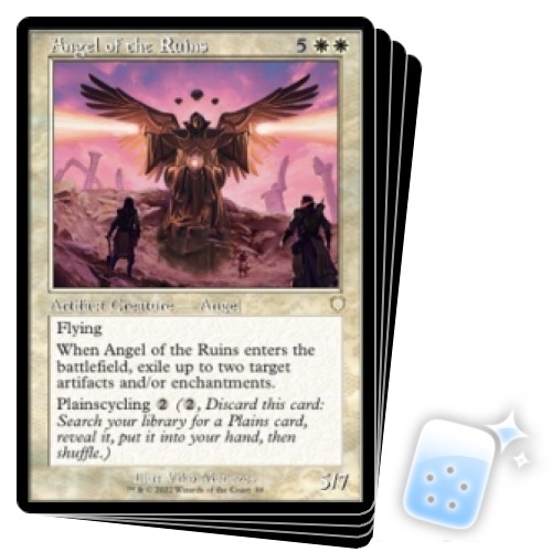 ANGEL OF THE RUINS X4 The Brothers' War: Commander Magic MTG MINT CARD ...