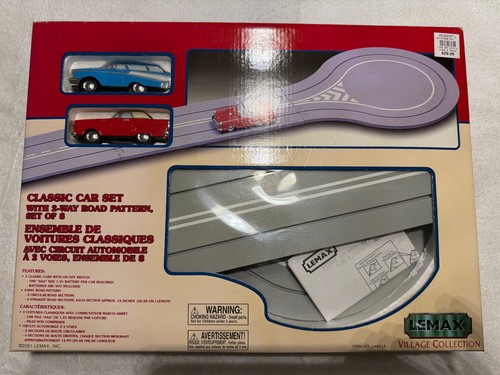 Lemax Classic Car Set 2-Way Road Pattern 14677A Village Collection | eBay