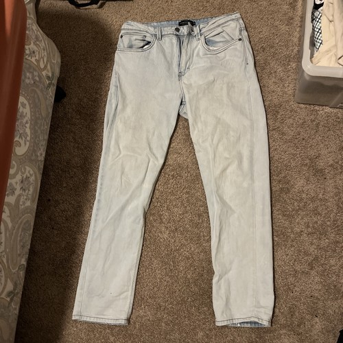 Factorie Jeans Men Blue Washed Relaxed Straight Fit Size 32 | eBay ...