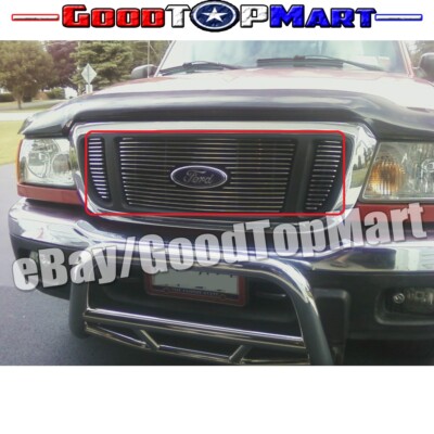 FOR FORD RANGER FX4 2004-2005 UPPER BILLET GRILLE 3pcs Bolt over Honey ...