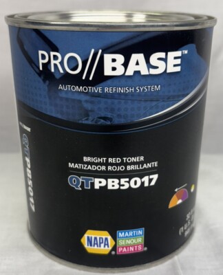 Martin Senour Quart PB5017 Bright Red Toner Automotive Paint | eBay