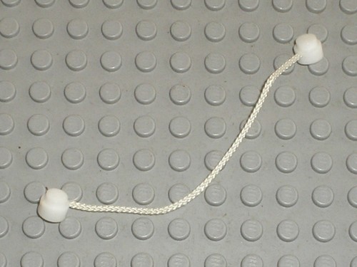 LEGO 11L braided white string rope ref 76384 x127c11 / set 7415 3142 ...