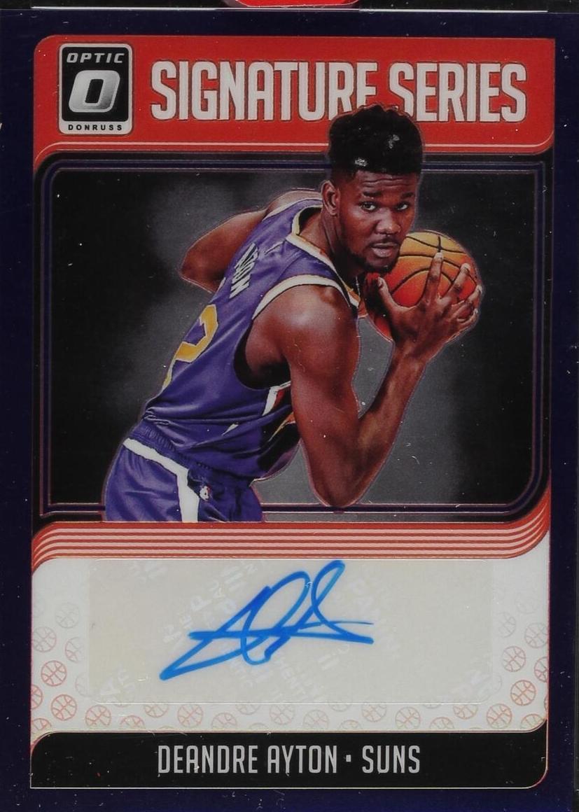 2018-19 Panini Donruss Optic - Signature Series DeAndre Ayton #SG-DAY ...
