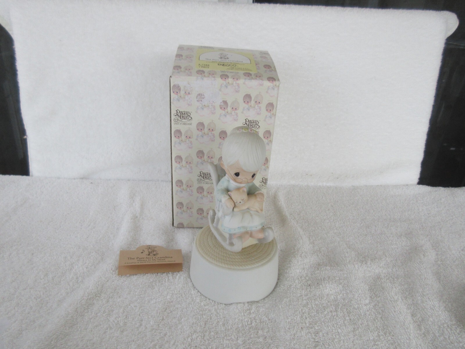 Precious Moments The Purr-fect Grandma Music Box E-7184~TUNE: ALWAYS IN ...