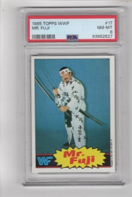 1985 Topps WWF WWE card #17 Mr. Fuji PSA 8 NM-MT | eBay