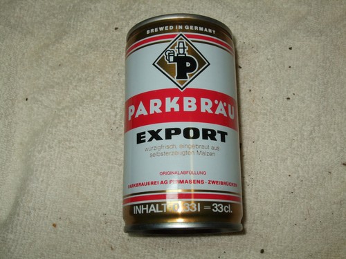 Parkbrau Export Beer Can Bottom Opened | eBay