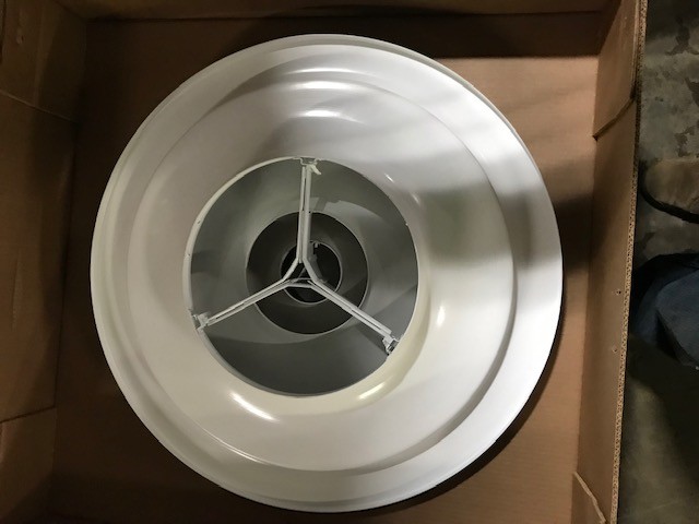 14" white Metalaire Round Diffuser grille | eBay