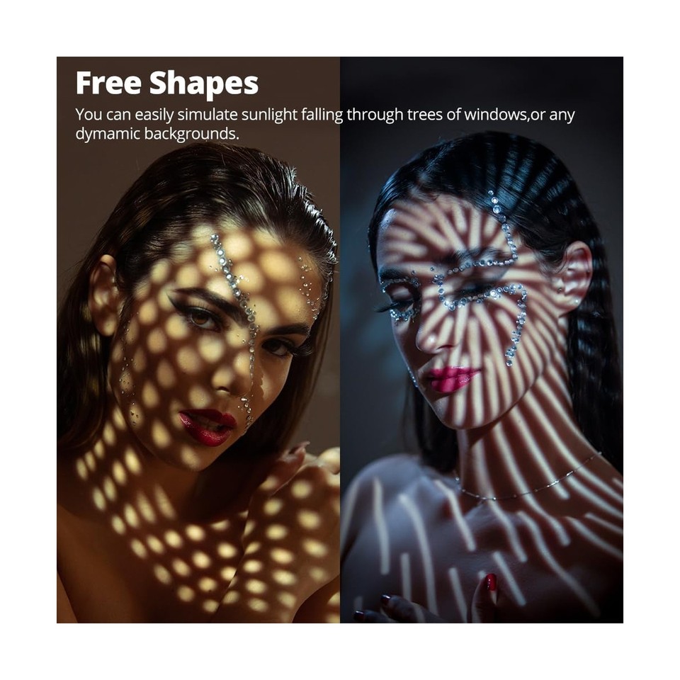 AMBITFUL AL-18 Pro Projector LED Light Snoot, Bowens Mount Optical ...